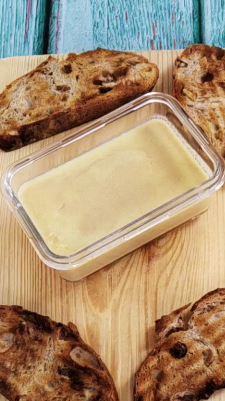 Mantequilla vegana con manteca de cacao